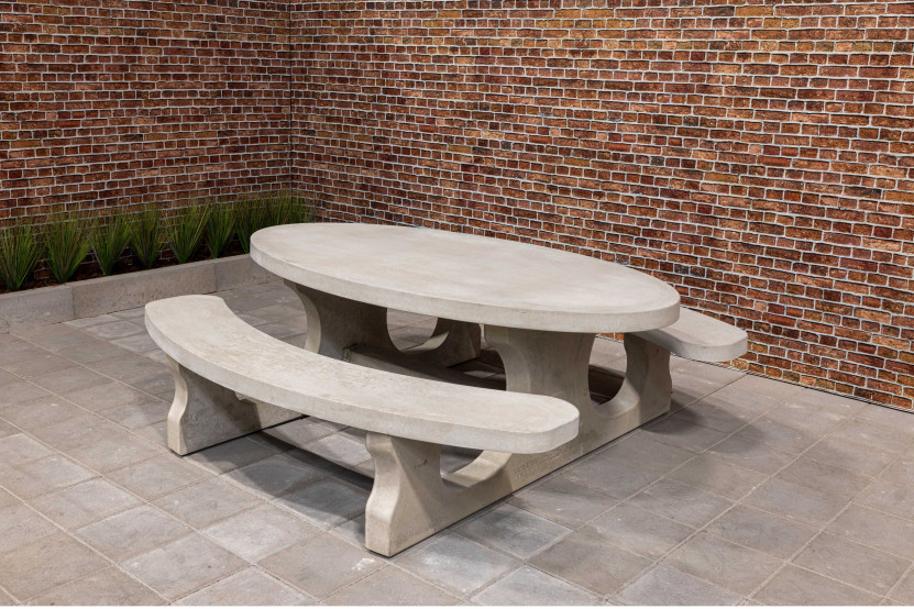Picnic table Standard Oval - HeBlad